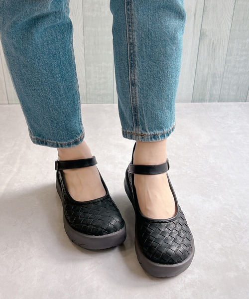 Rin clover（リンクローバー） パンプス 厚底 編み込み スクエアトゥ ストラップパンプス「2025新作」 : ZOZOTOWN Yahoo!店 - 通販 - Yahoo!ショッピング