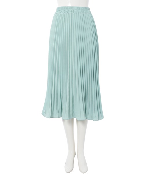 Yahoo!オークション - 「Edit Sheen」 プリーツスカート M イエロー レ...