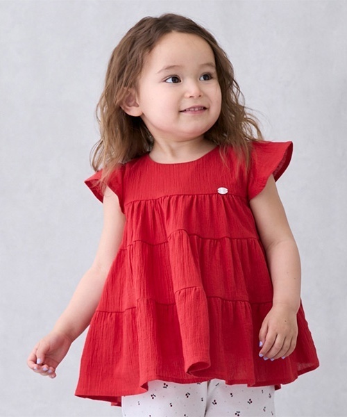petit main チュニック 「スマイル/リンク」楊柳チュニック キッズ 子供服 女の子 : ZOZOTOWN Yahoo!店 - 通販 - Yahoo!ショッピング