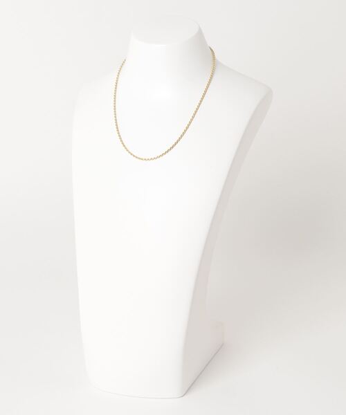 ISOLATION ネックレス 「ISOLATION / アイソレーション」Silver925 French Rope Chain Necklace K18GP(40c : ZOZOTOWN ...