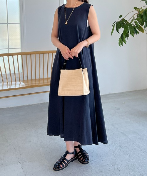 un dix cors 「un cors」 ノースリーブワンピース FREE チャコールグレー レディース : ZOZOTOWN Yahoo!店 - 通販 - Yahoo!ショッピング