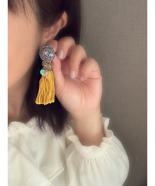 TONE ピアス 「himemayu」ロングタッセル2wayピアス(MA) レディース : ZOZOTOWN Yahoo!店 - 通販 ...