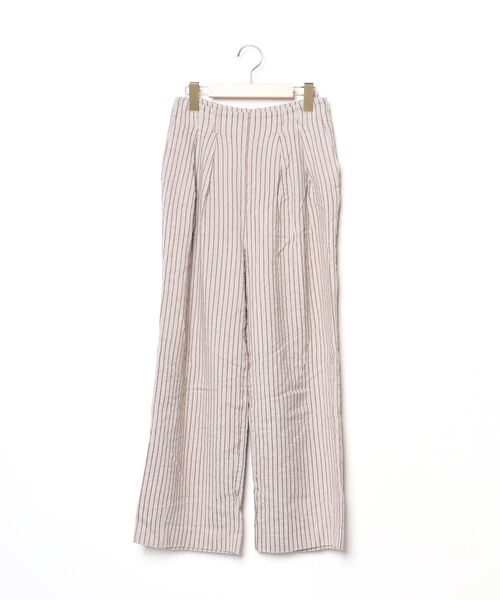 ELIN 「ELIN」 ストライプ柄パンツ 38 グレー レディース : ZOZOTOWN Yahoo!店 - 通販 - Yahoo!ショッピング