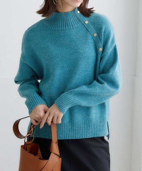 ニッセン 「nissen」 「Flow and Fixture」長袖ニット M ブルー レディース : ZOZOTOWN Yahoo!店 - 通販 - Yahoo!ショッピング