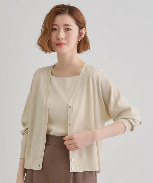 grove カーディガン 「UV／冷感／抗ピル」ラメドルマンカーディガン レディース : ZOZOTOWN Yahoo!店 - 通販 - Yahoo!ショッピング
