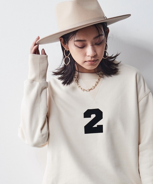 CHIC STYLE 「CHIC STYLE」 「SMILELAND」スウェットカットソー LL アイボリー レディース : ZOZOTOWN Yahoo!店 - 通販 - Yahoo!ショッピング