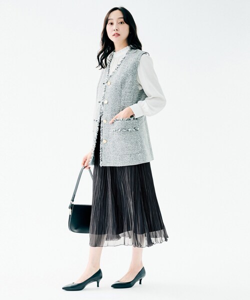 UNTITLED（アンタイトル） スカート シャイニープリーツスカート