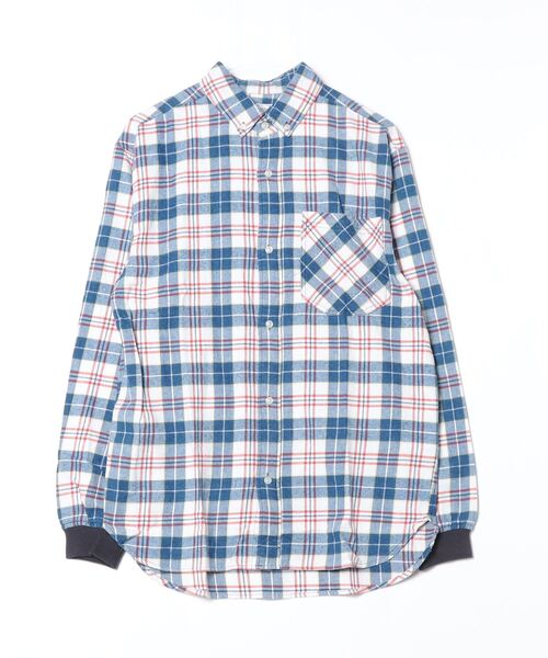 The DUFFER of ST.GEORGE 「The ST.GEORGE」 長袖ネルシャツ X-LARGE ネイビー メンズ : ZOZOTOWN Yahoo!店 - 通販 - Yahoo ...