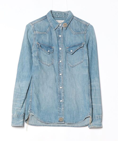 REMI RELIEF（レミ レリーフ） 長袖シャツ FREE ブルー レディース : ZOZOTOWN Yahoo!店 - 通販 - Yahoo!ショッピング