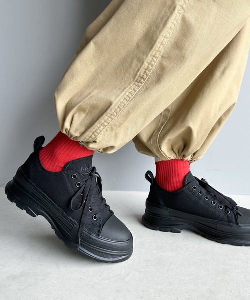 Java スニーカー 「JaVaジャバ 別注」campus style 厚底スニーカー メンズ : ZOZOTOWN Yahoo!店 - 通販 - Yahoo!ショッピング
