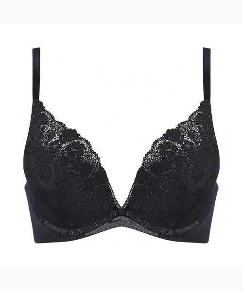 下着女性 上下セット 夢みるブラ DeepV ブラ＆ショーツセット スウィンギングブーケ【A，B，C，Dカップ】 AMST1440 WHU + Hik :75950100:ZOZOTOWN ...