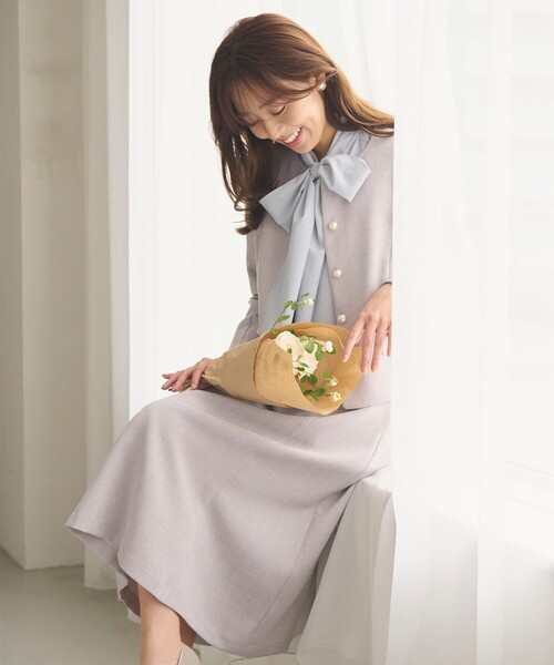 Feroux セットアップ 「洗える」パールボタンジャケット×スカート レディース : ZOZOTOWN Yahoo!店 - 通販 - Yahoo!ショッピング