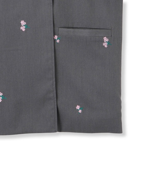 VICKY ジャケット テーラードジャケット ツイルフラワー刺繍ジャケット「手洗い可能」 レディース : ZOZOTOWN Yahoo!店 - 通販 - Yahoo!ショッピング