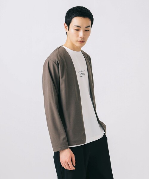 BEAMS HEART カーディガン 梨地 カーディガン（Tシャツセット） メンズ : ZOZOTOWN Yahoo!店 - 通販 - Yahoo!ショッピング