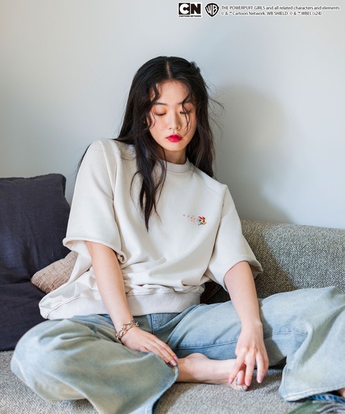 JUNRED tシャツ 「 THE POWERPUFF GIRLS / パワーパフ ガールズ コラボ」スウェットTシャツ メンズ レディース : ZOZOTOWN Yahoo!店 - 通販 ...