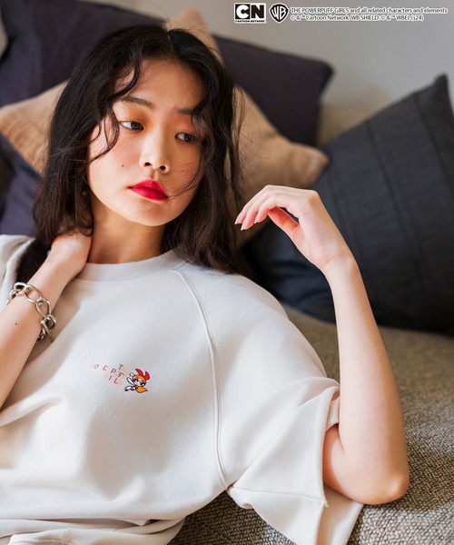 JUNRED tシャツ 「 THE POWERPUFF GIRLS / パワーパフ ガールズ コラボ」スウェットTシャツ メンズ レディース : ZOZOTOWN Yahoo!店 - 通販 ...