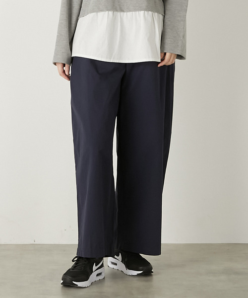 MELROSE claire（メルローズクレール） パンツ 「コットンウェザータックギャザーパンツ」 レディース : ZOZOTOWN Yahoo!店 - 通販 - Yahoo!ショッピング