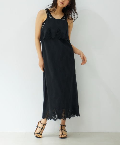 Yahoo!オークション - 「STRATA」 キャミソールワンピース FREE ホワイ...