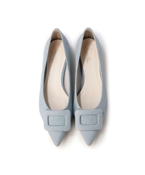 Yahoo!オークション - 「Launa lea」 フラットパンプス 24.0cm グレー...