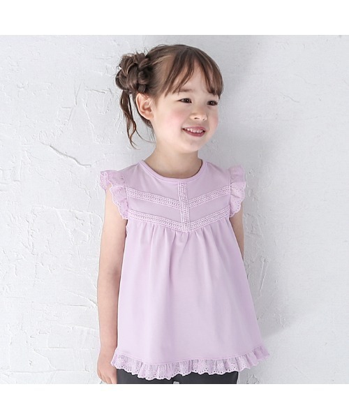 Biquette Club tシャツ ノースリーブTシャツ キッズ 子供服 女の子 : ZOZOTOWN Yahoo!店 - 通販 - Yahoo!ショッピング