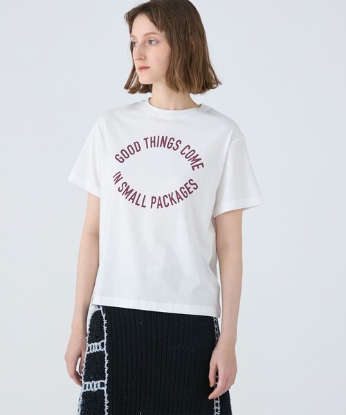 MACPHEE tシャツ コットンロゴプリント Tシャツ レディース : ZOZOTOWN Yahoo!店 - 通販 - Yahoo!ショッピング