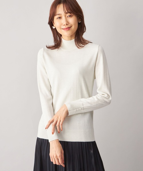 A/C DESIGN BY ALPHA CUBIC 「A/C CUBIC」 長袖ニット LL オフホワイト レディース : ZOZOTOWN Yahoo!店 - 通販 - Yahoo!ショッピング