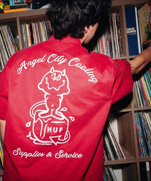 HUF シャツ SUPPLIES ＆ SERVICE SHIRT メンズ レディース : ZOZOTOWN Yahoo!店 - 通販 ...