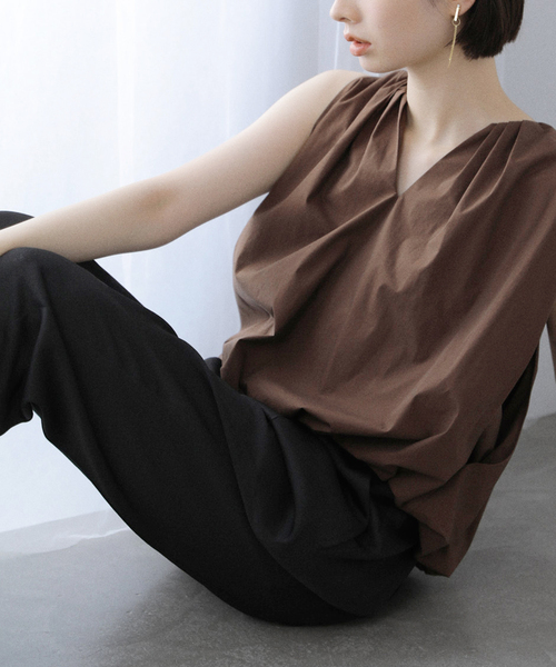 La TOTALITE（ラ トータリテ） ブラウス シャツ 「洗える」バルーン