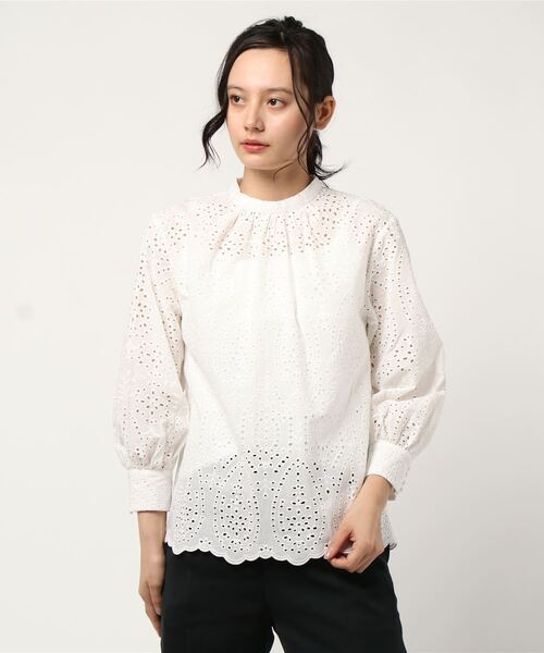 JUSGLITTY 「JUSGLITTY」 7分袖ブラウス 1 ホワイト レディース : ZOZOTOWN Yahoo!店 - 通販 - Yahoo!ショッピング