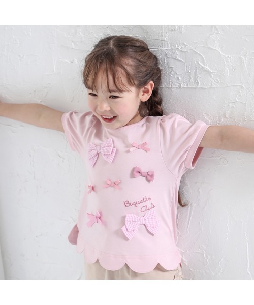 Biquette Club tシャツ リボンTシャツ キッズ 子供服 女の子 : ZOZOTOWN Yahoo!店 - 通販 - Yahoo!ショッピング