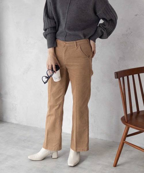 EDWIN ジーンズ デニム デニムパンツ C17 LACHIC WIDE CL005 ワイドパンツ レディース : ZOZOTOWN ...