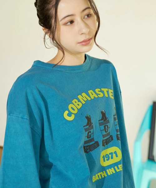 go slow caravan tシャツ COBMASTER/コブマスターピグメント スウェット風ルーズTEE（ドラム缶風呂） メンズ レディース : ZOZOTOWN Yahoo!店 ...