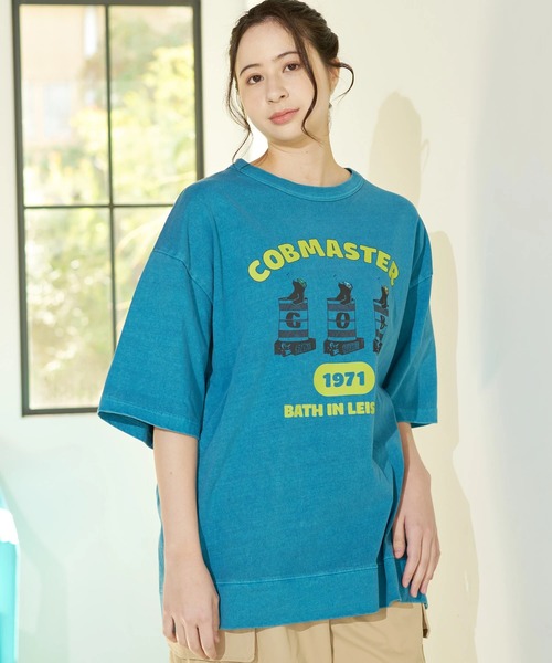 go slow caravan tシャツ COBMASTER/コブマスターピグメント スウェット風ルーズTEE（ドラム缶風呂） メンズ レディース : ZOZOTOWN Yahoo!店 ...