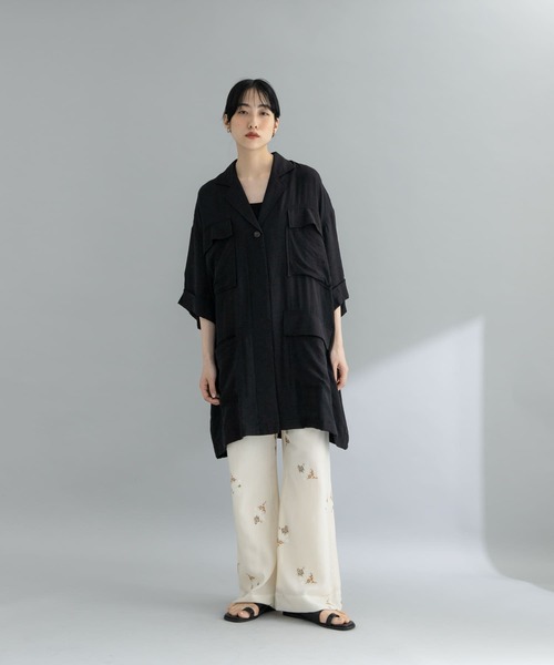 KBF ブラウス シャツ 「WEB限定」バックオープンBIGシャツ レディース : ZOZOTOWN Yahoo!店 - 通販 - Yahoo!ショッピング