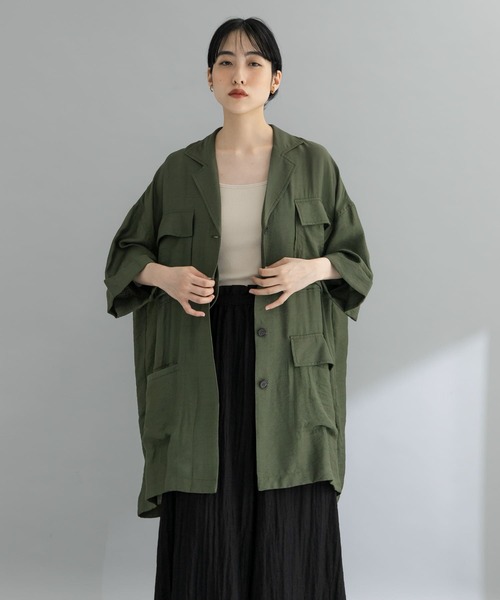 KBF ブラウス シャツ 「WEB限定」バックオープンBIGシャツ レディース : ZOZOTOWN Yahoo!店 - 通販 - Yahoo!ショッピング