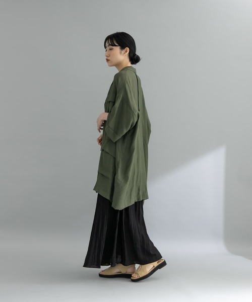 KBF ブラウス シャツ 「WEB限定」バックオープンBIGシャツ レディース : ZOZOTOWN Yahoo!店 - 通販 - Yahoo!ショッピング