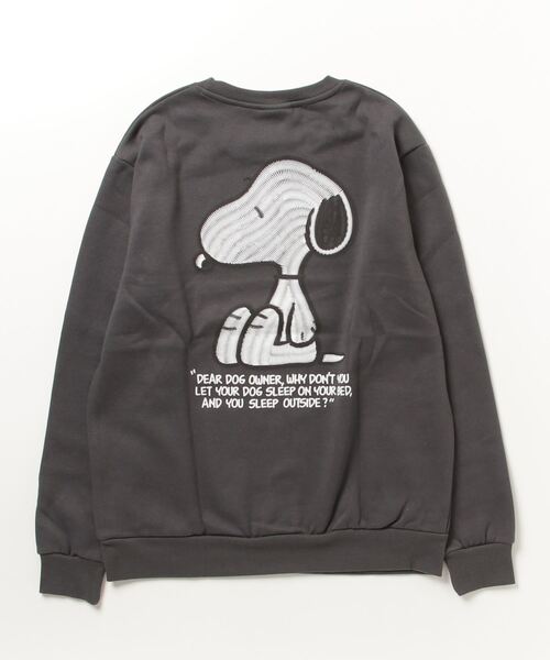 PEANUTS トレーナー スウェット PEANUTS SNOOPY 発泡プリントトレーナー メンズ レディース : ZOZOTOWN Yahoo!店 - 通販 - Yahoo!ショッピング