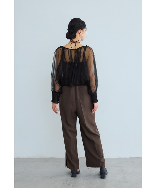 niana（ニアナ） カーディガン ドルマンスリーブシアーボレロ