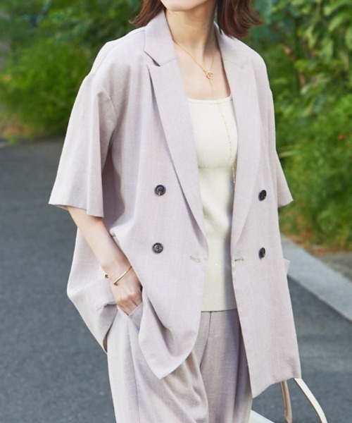 abahouse mavie 「abahouse mavie」 テーラードジャケット フリー グレイッシュベージュ レディース : ZOZOTOWN Yahoo!店 - 通販 - Yahoo ...