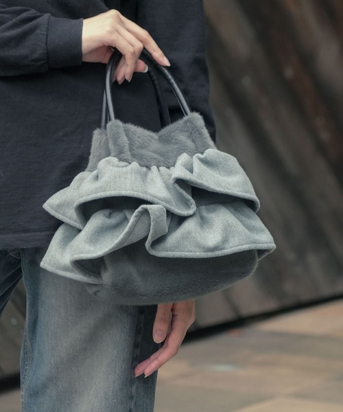 Lee（リー） ショルダーバッグ バッグ 「Lee/リー」モコモコフリル2WAY