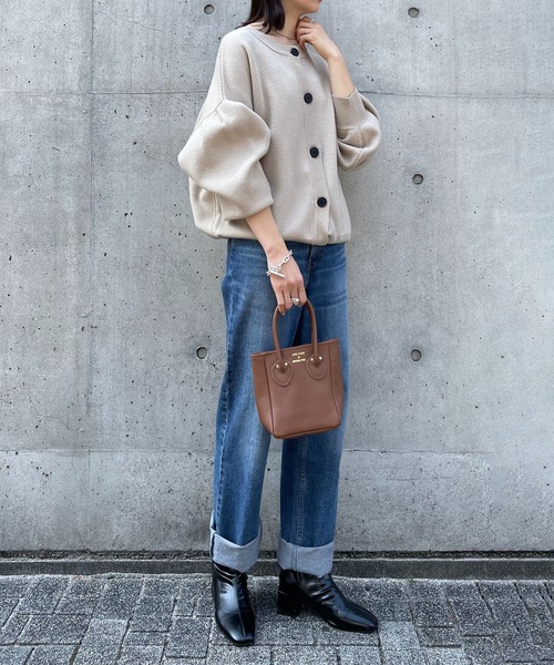 SETUP7 カーディガン 「SETUP7」ドロップショルダーボリュームスリーブニットカーディガン レディース : ZOZOTOWN Yahoo!店 - 通販 - Yahoo!ショッピング