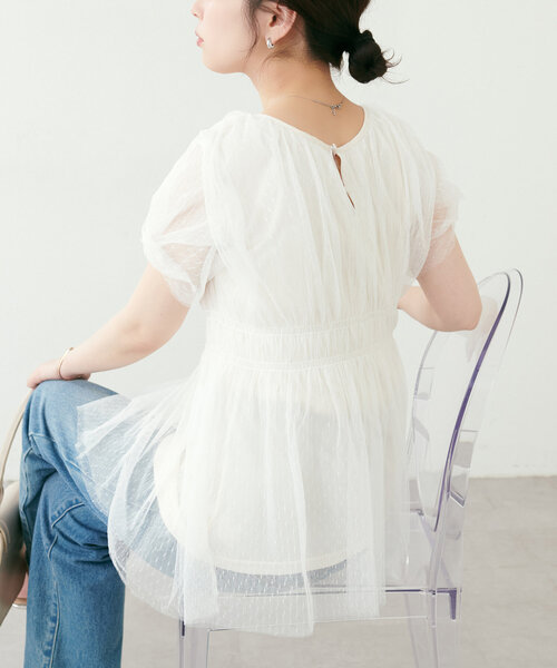 natural couture 「natural couture」 半袖チュニック FREE オフホワイト レディース : ZOZOTOWN ...