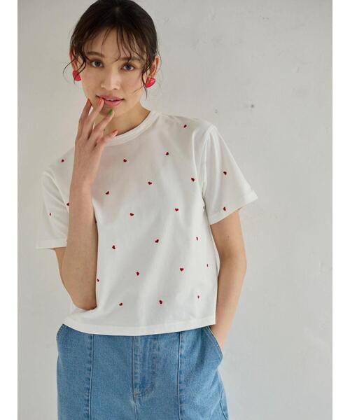 tシャツ Tシャツ ・Double Flags ハート刺繍Tシャツ :73836110:ZOZOTOWN Yahoo!店 - 通販 - Yahoo!ショッピング