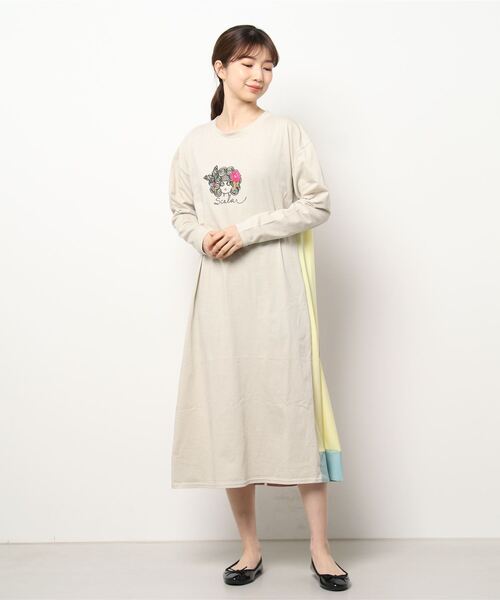 ScoLar 「ScoLar」 長袖ワンピース M アイボリー レディース : ZOZOTOWN Yahoo!店 - 通販 - Yahoo!ショッピング