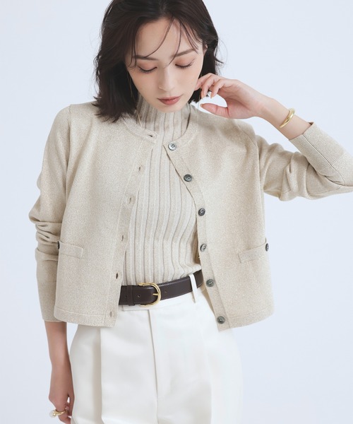 Yahoo!オークション - 「anuans」 カーディガン FREE ベージュ レディ...