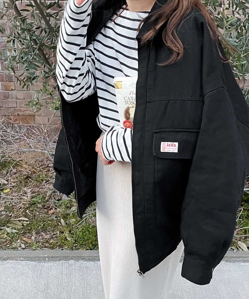 「Java」 ジップアップブルゾン X-LARGE ブラック レディース : 84925113 : ZOZOTOWN Yahoo!店 - 通販 - Yahoo!ショッピング