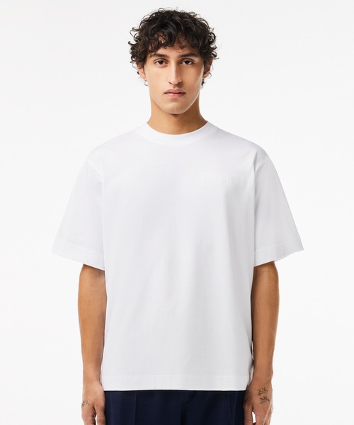 LACOSTE（ラコステ） 半袖Tシャツ 4 ホワイト メンズ : ZOZOTOWN Yahoo