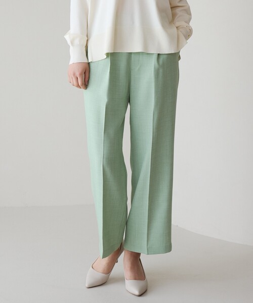 THE SHOP TK パンツ 「CAVIAN」ベーシックワイドパンツ/洗濯機OK レディース : ZOZOTOWN Yahoo!店 - 通販 - Yahoo!ショッピング