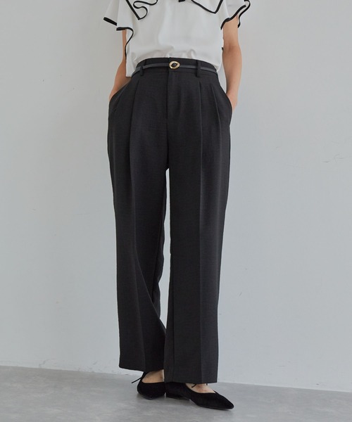 VIS 「VIS」 スラックス M ブラック レディース : ZOZOTOWN Yahoo!店 - 通販 - Yahoo!ショッピング