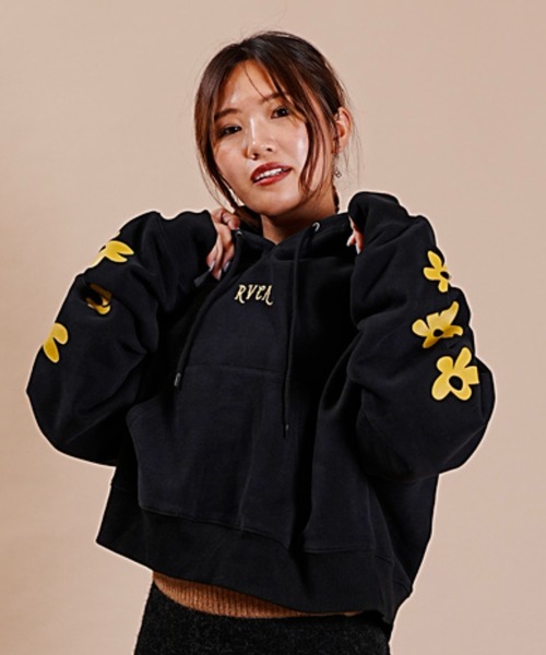 RVCA 「RVCA」 プルオーバーパーカー M ブラック レディース : ZOZOTOWN Yahoo!店 - 通販 - Yahoo!ショッピング